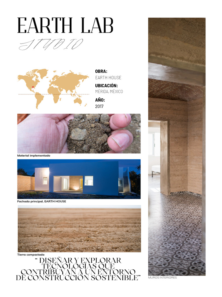 Earth Lab: Construcción Sostenible en Mérida | PDF
