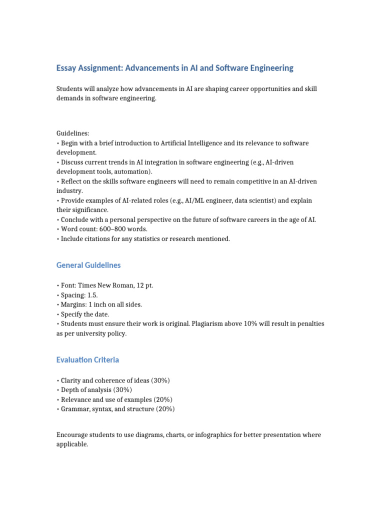 AI's Impact on Software Engineering Careers | PDF
