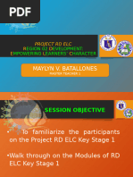 Accomplishment Report (RDELC) | PDF | Teachers | Learning