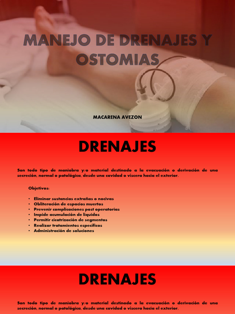Drenajes | PDF | Inflamación | Especialidades Medicas