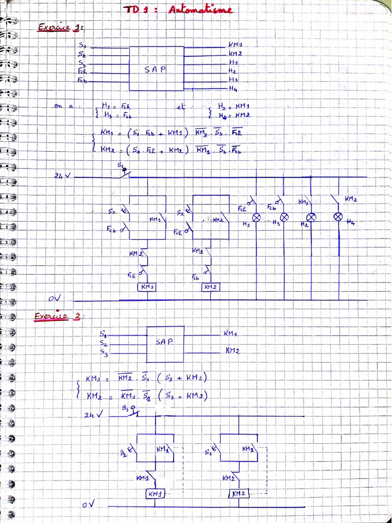 Td1 Automatisme | PDF