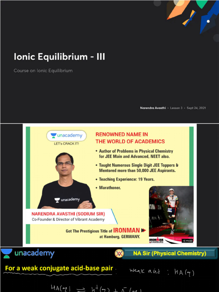 Ionic Equilibrium III With Anno | PDF