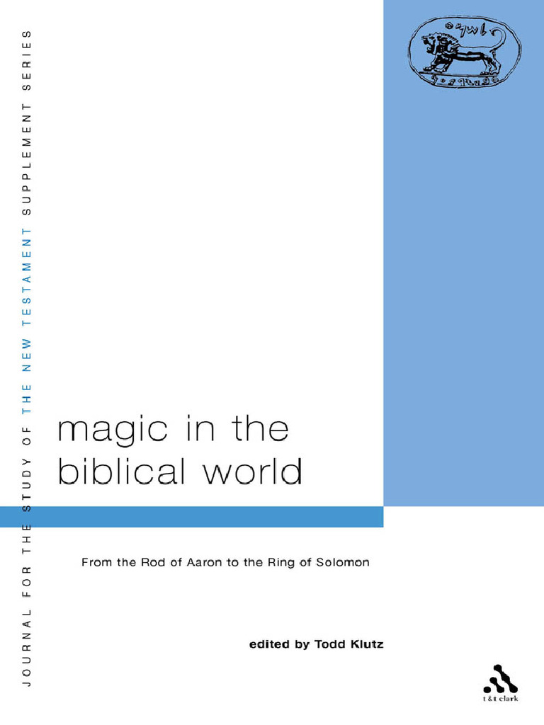 Magic in The Biblical World (2004) | PDF | Bible | Noam Chomsky