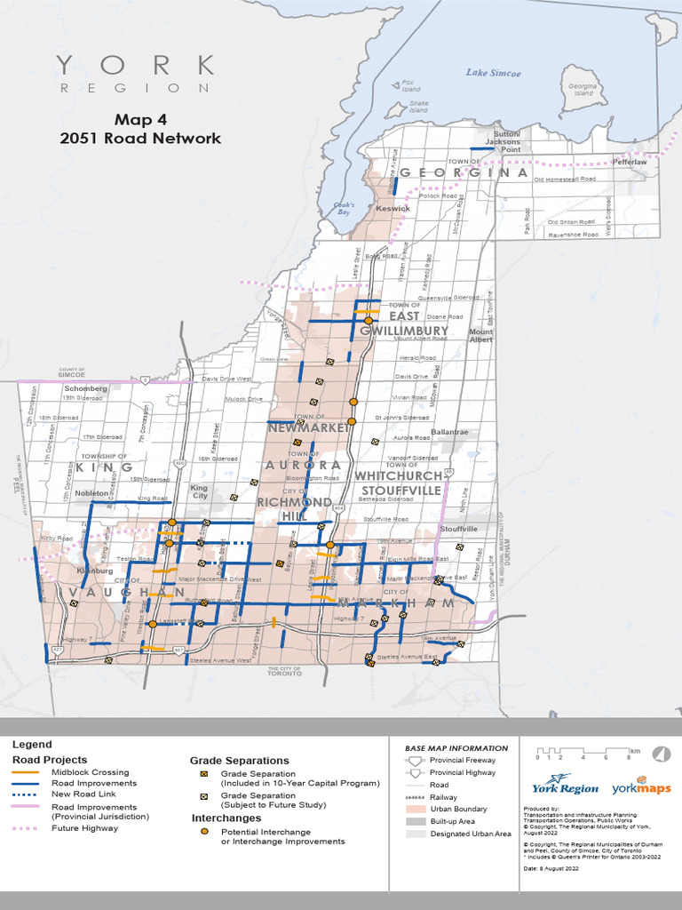 TMP Map 4 Proposed 2051 Road Network | PDF