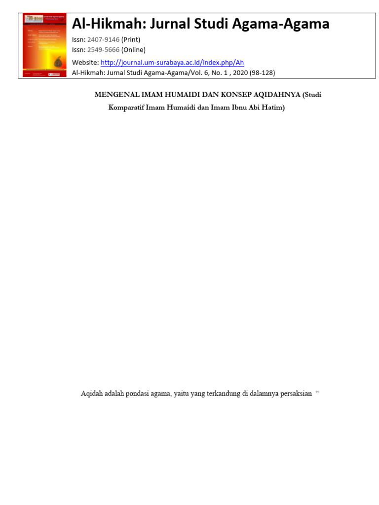 Mimin, 6 Wahid | PDF