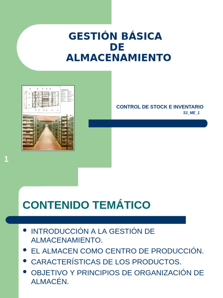 Gestión Eficiente de Almacenamiento | PDF | Logística | Almacén