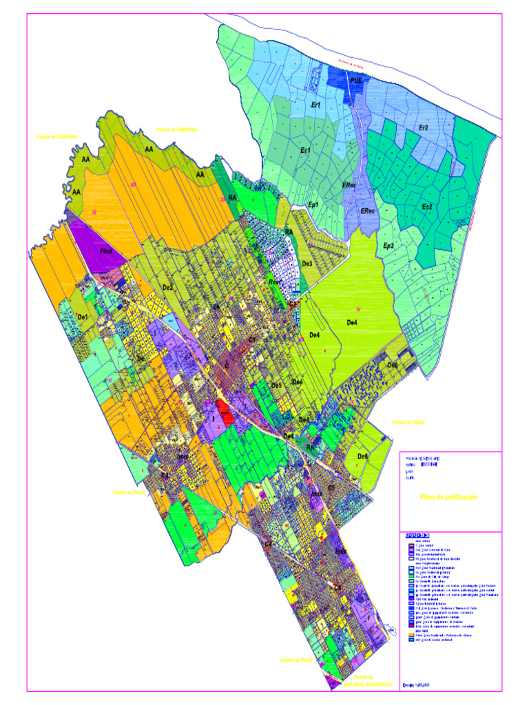 Zonificación Escobar PLANO | PDF