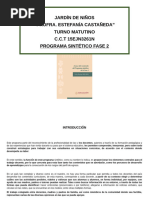 Avance Programa Sintético Fase 3 | PDF | Evaluación | Enseñando