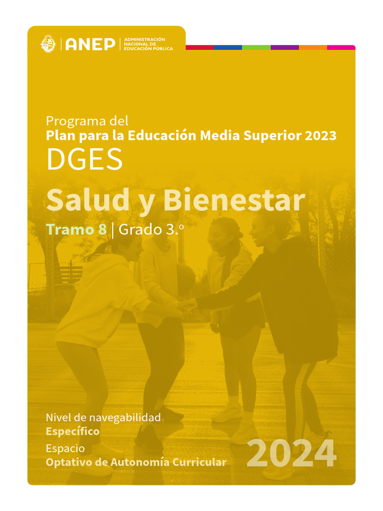 Salud y Bienestar 3ro DGES EMS | PDF