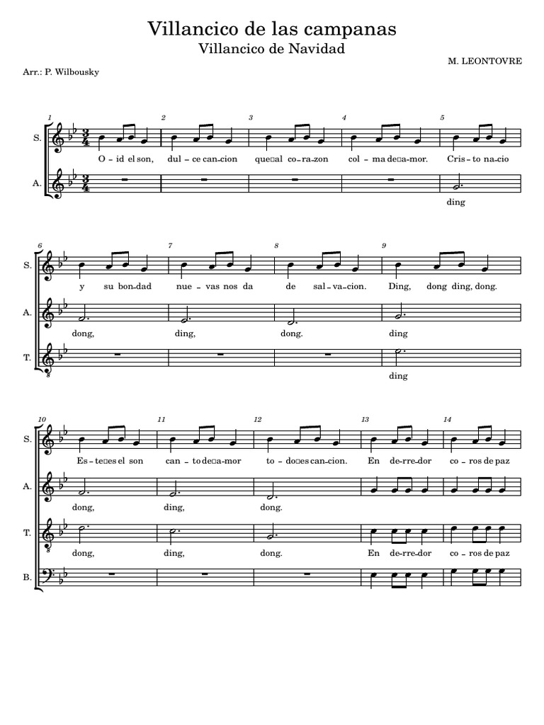 Villancico de Las Campanas | PDF