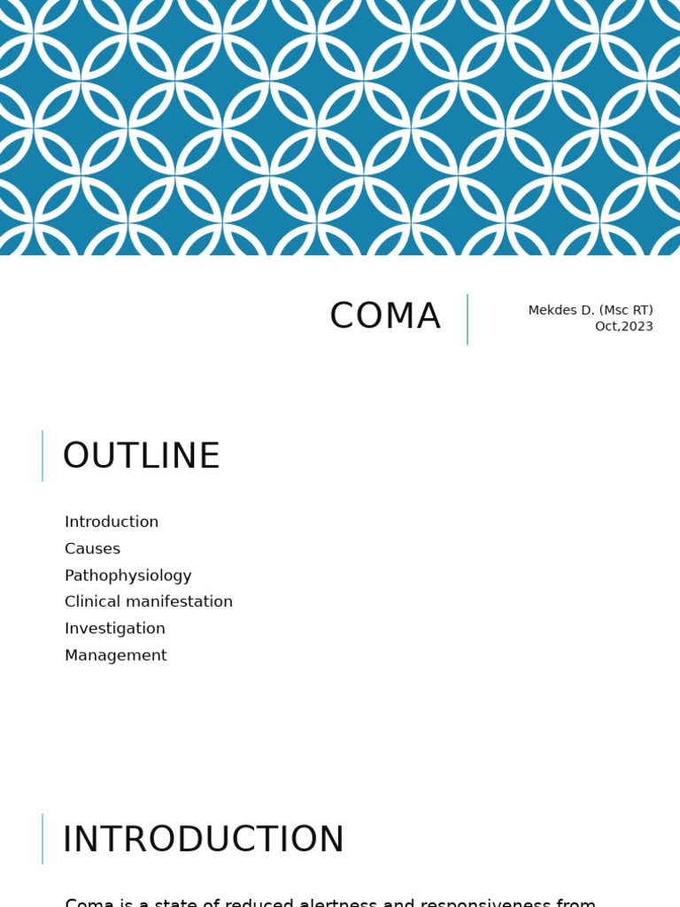 Coma | PDF | Coma | Brainstem