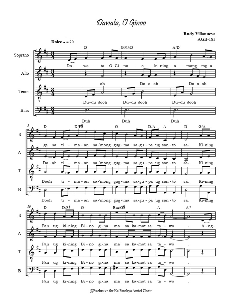 04b - Paghalad 2 - Dawata, O Ginoo | PDF