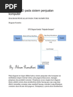 Contoh DFD Level 0 dan 1 Penjualan | PDF