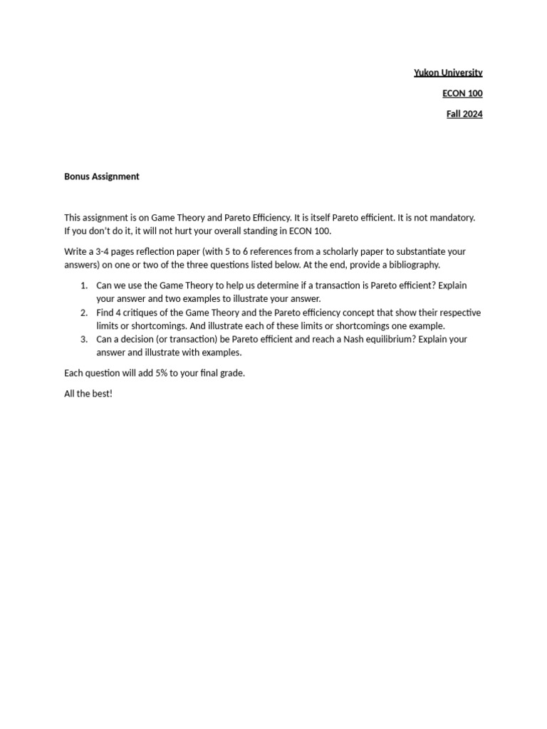 Bonus Assignment - F24 | PDF