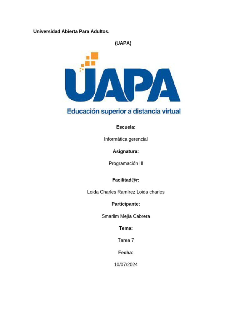 Tarea 7 | PDF | Bases de datos | SQL