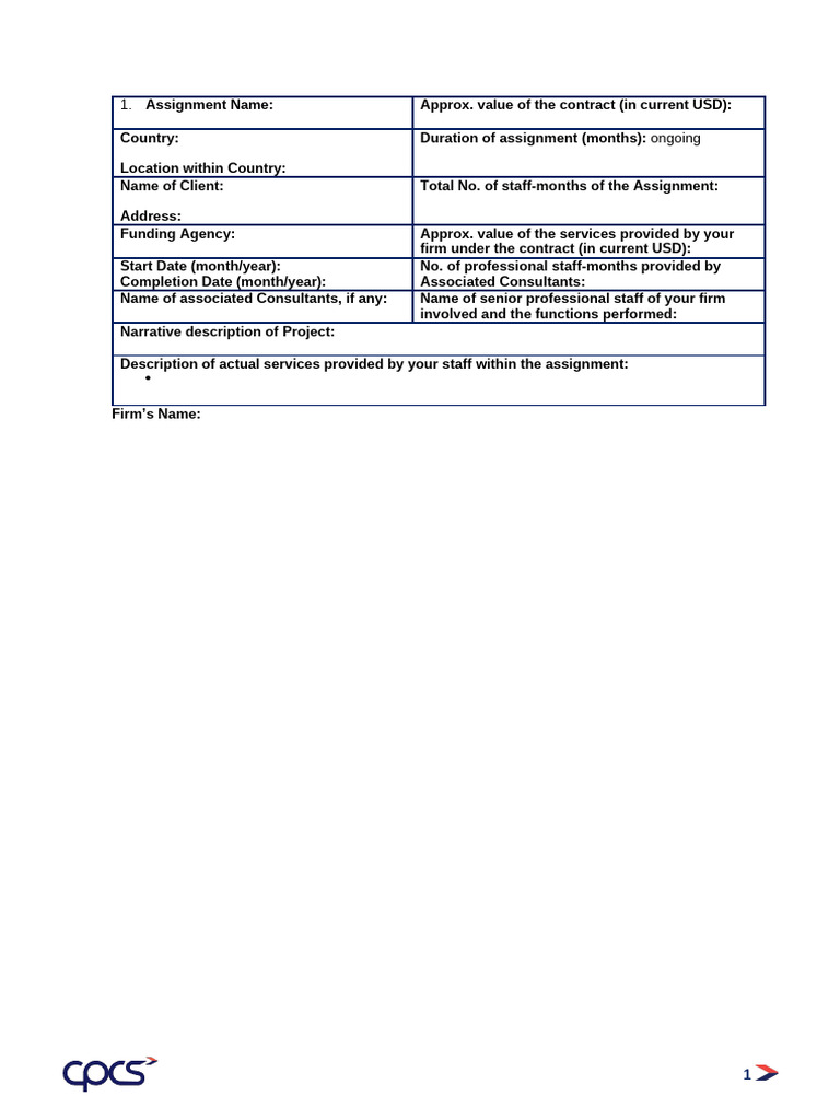 PDS Template (1) | PDF