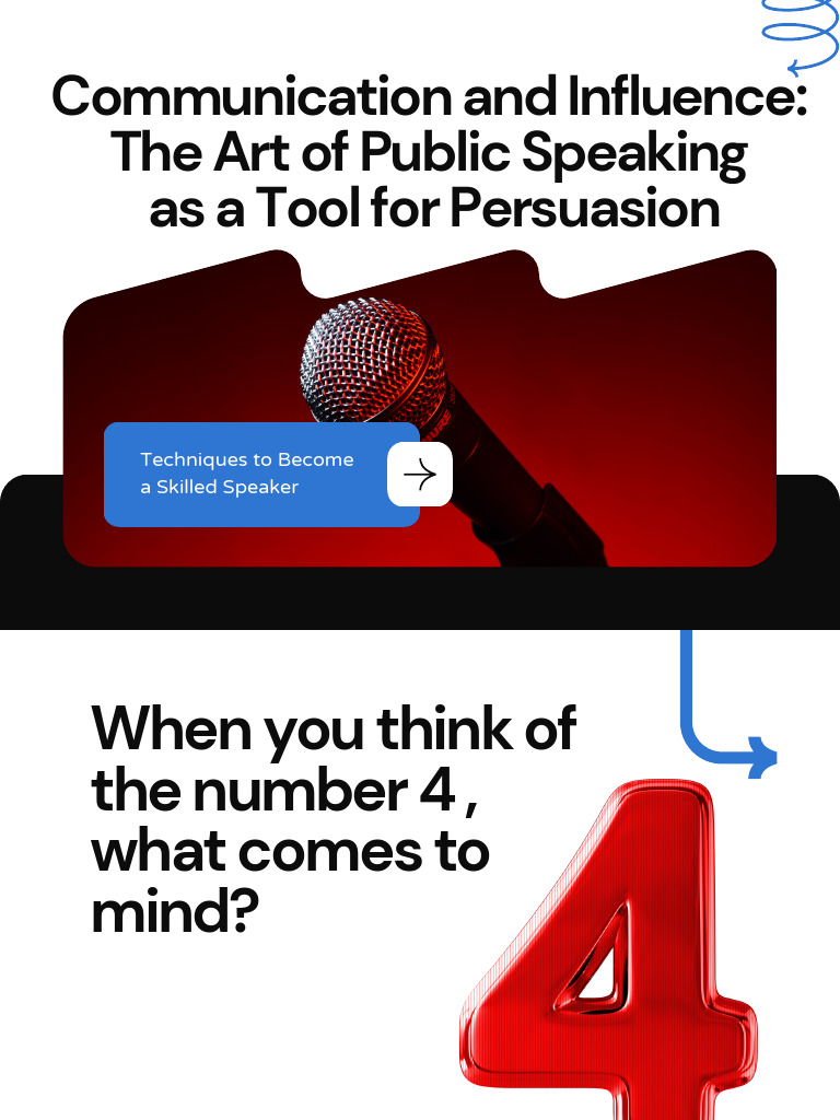 Communication and Influence The Art of Public Speaking As A Tool For ...