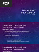 Flow Chart of Disciplinary Proceedings | PDF | Judiciaries | Virtue