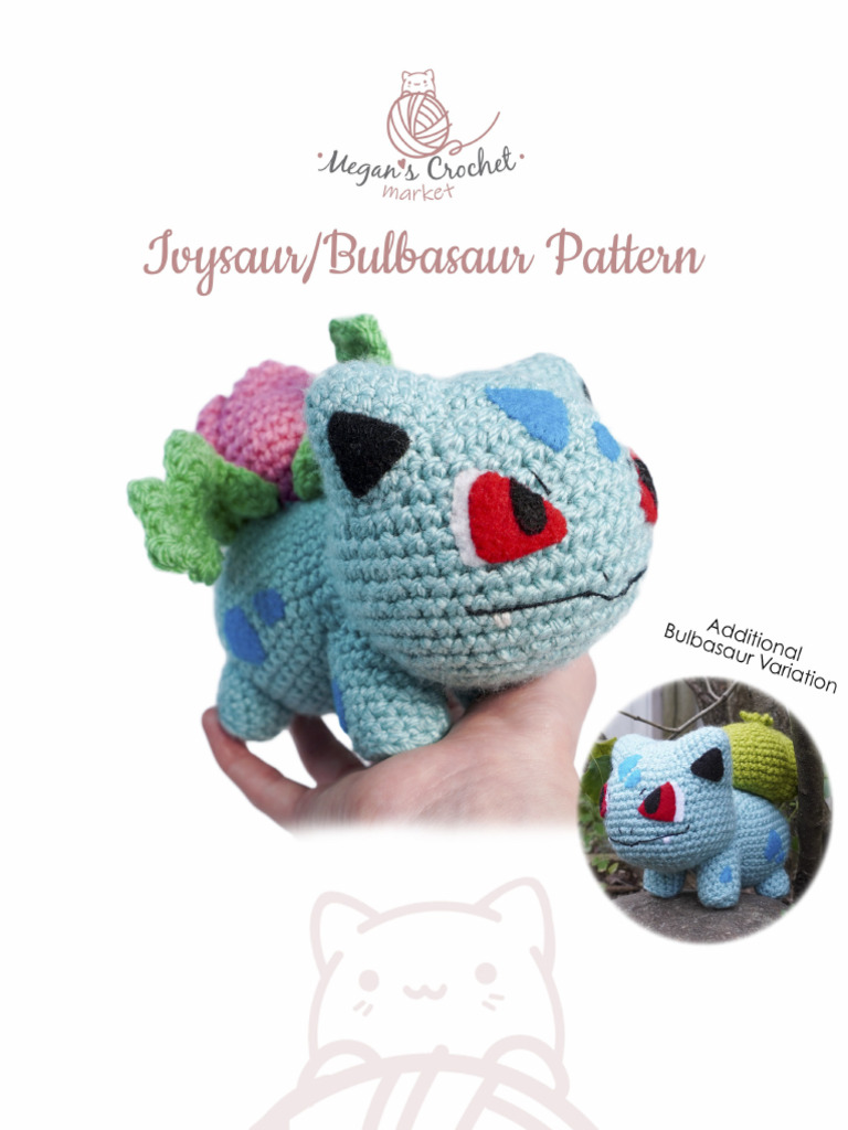 Ivysaur Bulbasaur Pattern | PDF