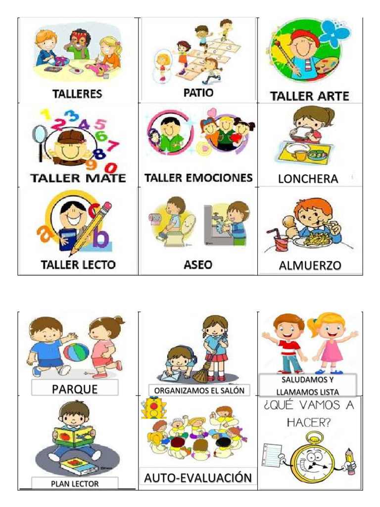 Rutinas de Clases - 104654 | PDF