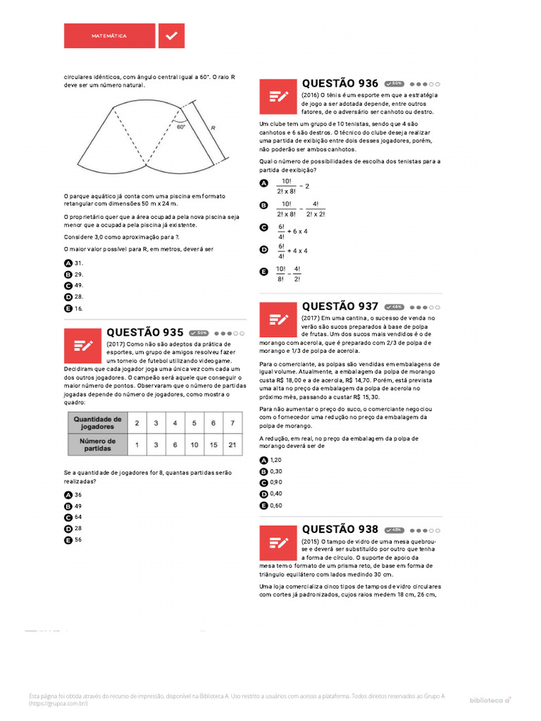 Enem 52 | PDF