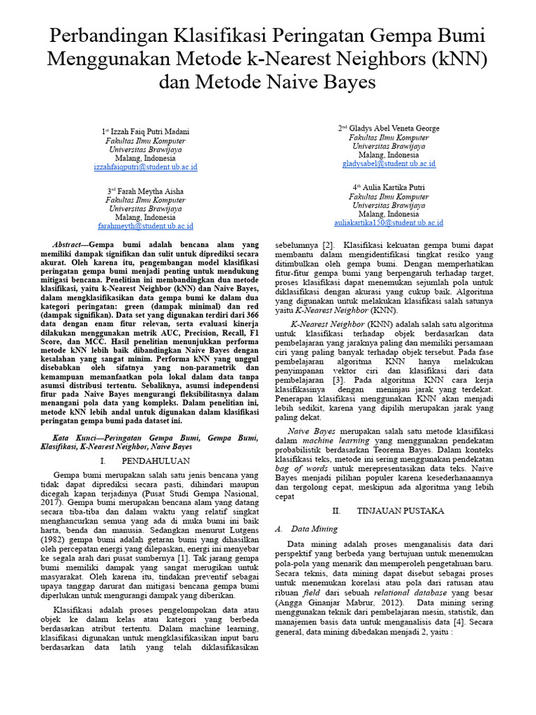 Makalah Project Based Artificial Intelligence - Kelompok 3 | PDF