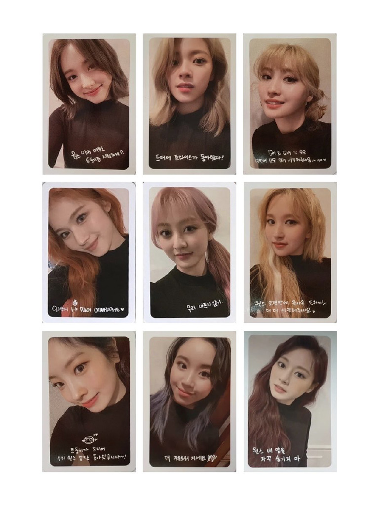 Twice EWO Photocards | PDF