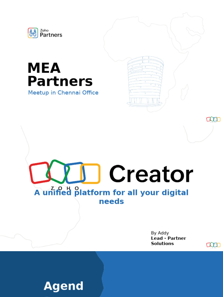 Zoho Creator by Addy | PDF | Mobile App | Computing
