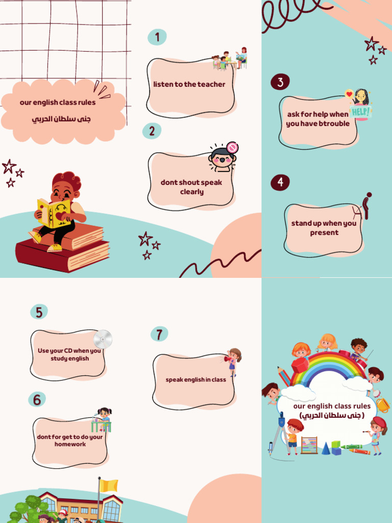 English Class Rules Overview | PDF