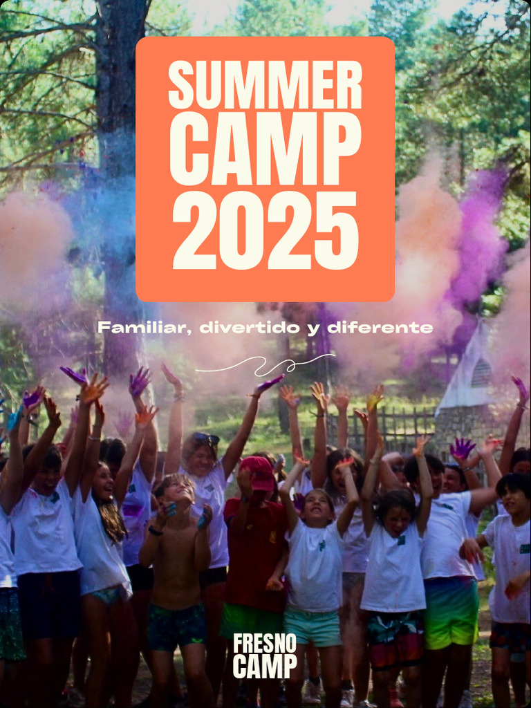 ? SummerCamp 2025. Fresno Camp | PDF | Cámping