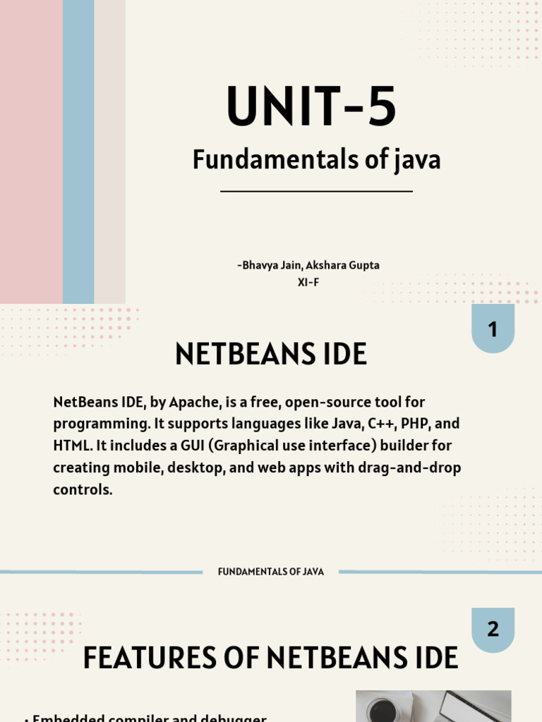 Fundamentals of Java | PDF | Java (Programming Language) | Reserved Word