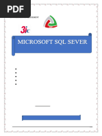 Cours Complet SQL Server et T-SQL | PDF | Méthodes et références pédagogiques