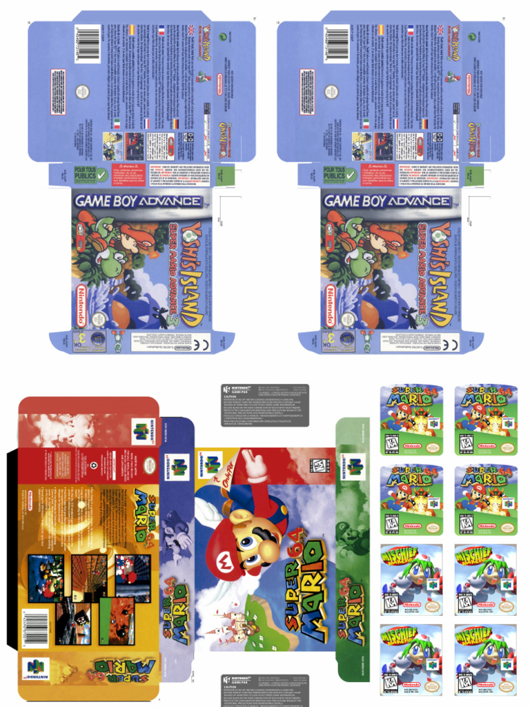 Cajas Gameboy Advance | PDF