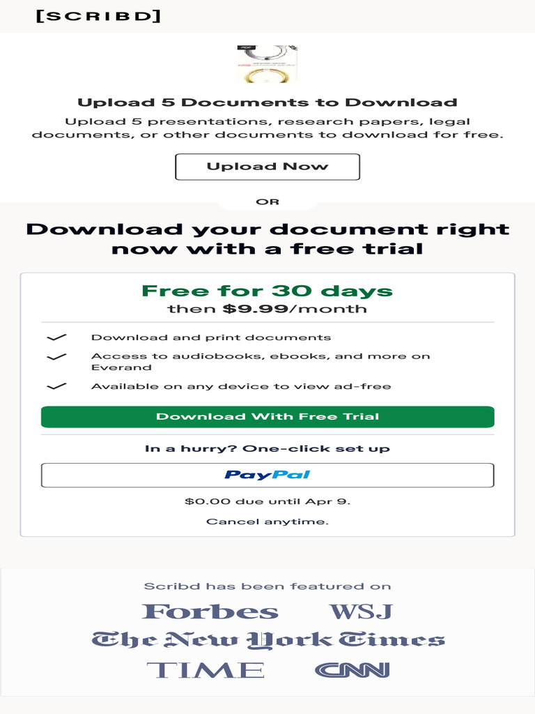 Choose a Plan Scribd | PDF