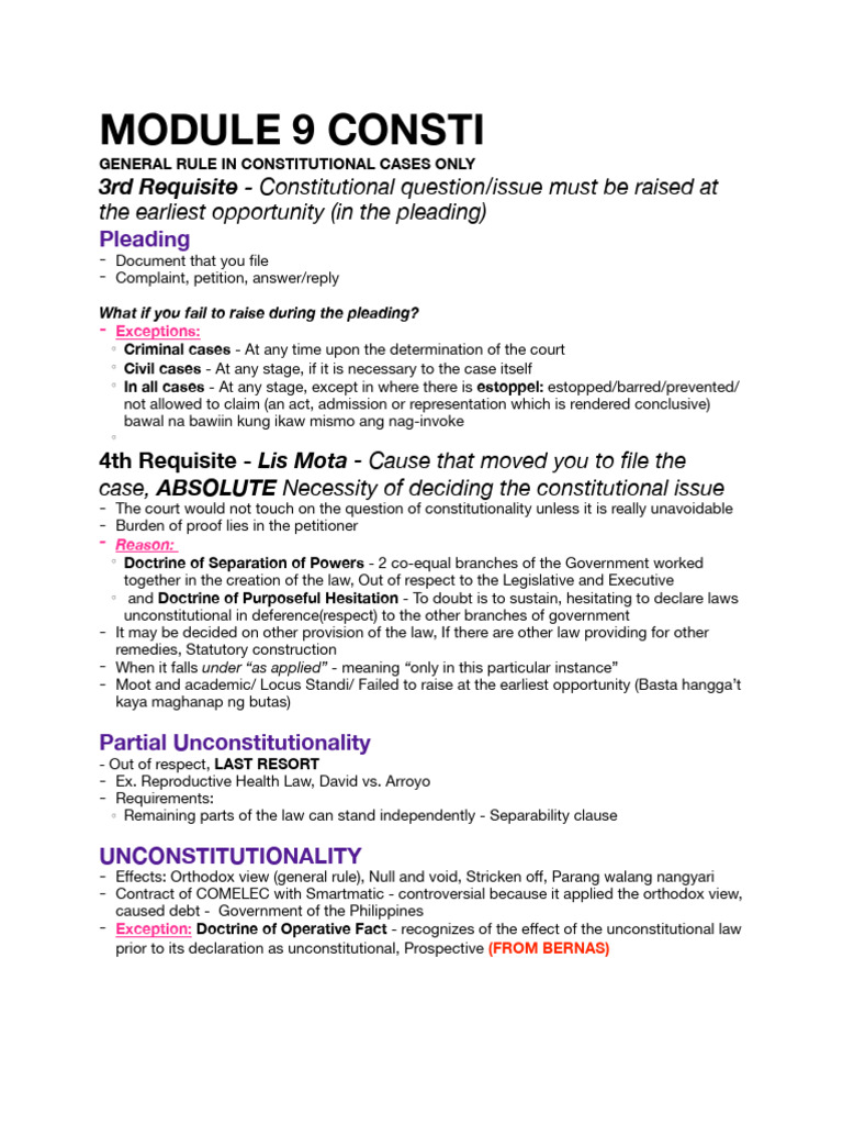 MODULE 9(CONT.) - MODULE 10 CONSTI | PDF | Justice | Crime & Violence