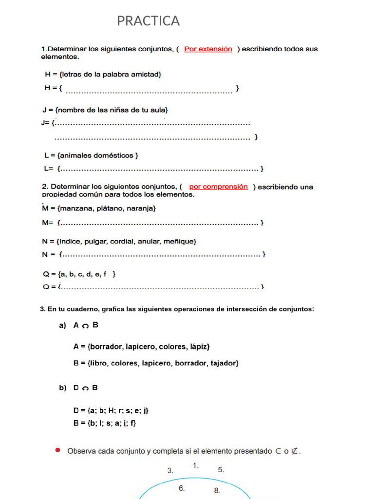 Practicamos Final Conjuntos | PDF