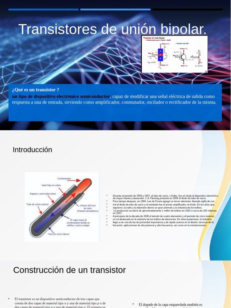 Transistores de unión bipolar | PDF | Transistor | Transistor de unión ...