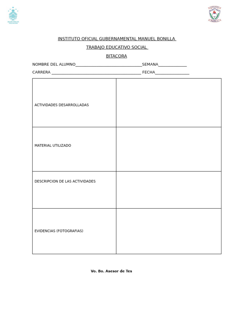 Bitacora Educacion Ambiental | PDF
