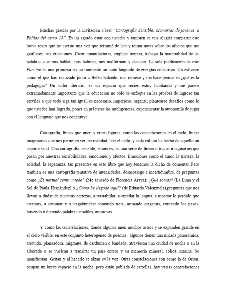 Presentación Cartografía Sensible | PDF | Amor