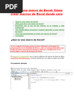 ¿Qué Es Una Macro en Excel - Explicación y Ejemplos - IONOS | PDF | Microsoft Excel | Macro ...
