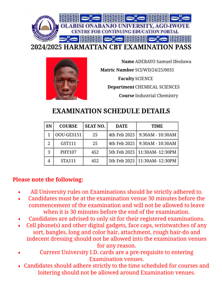 Examination Pass | PDF