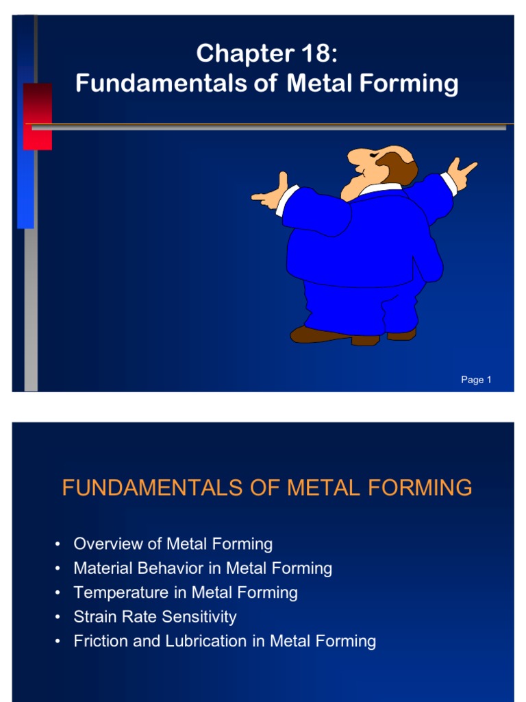 Chapter 18-Fundamentals Metal Forming | PDF
