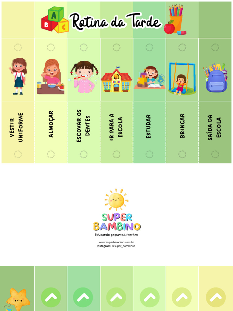Rotina Tarde | PDF