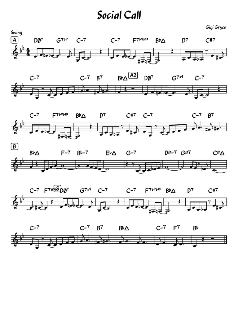 Social - Call Jazz | PDF
