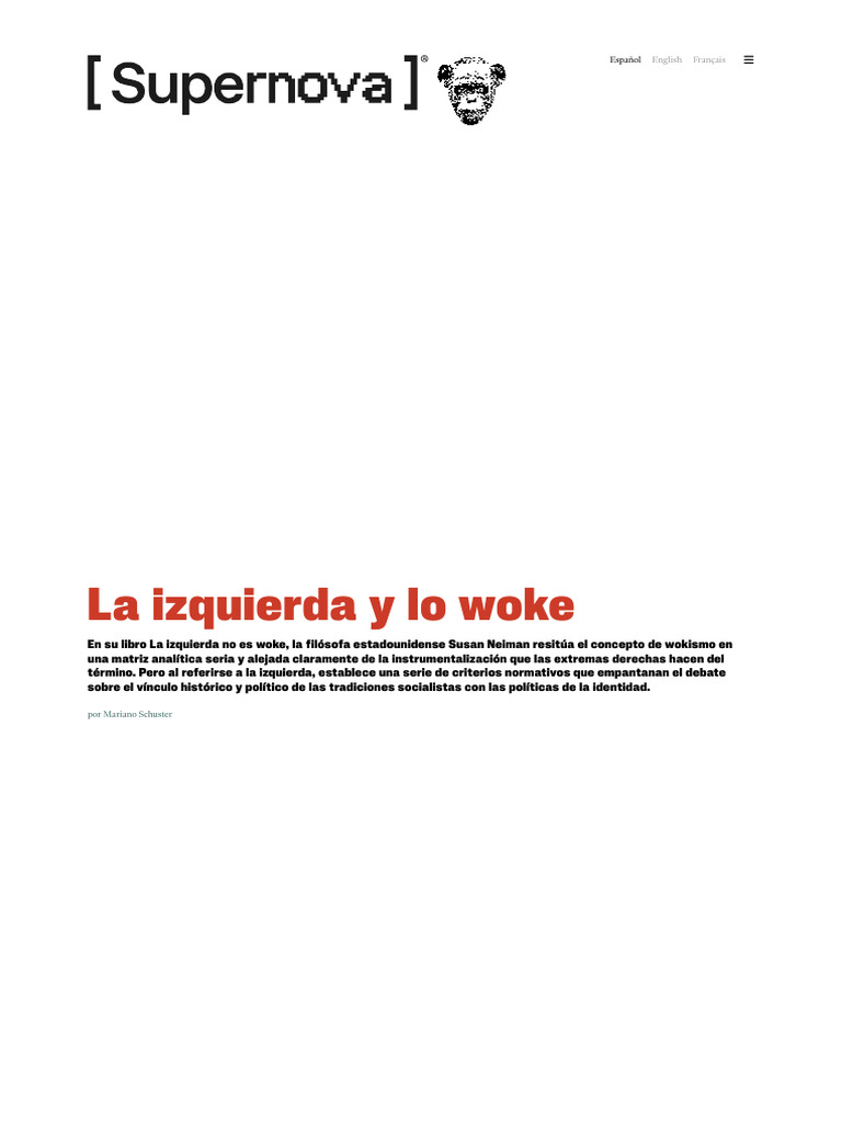 Schuster - La izquierda y lo woke | PDF | Política del ala izquierda ...