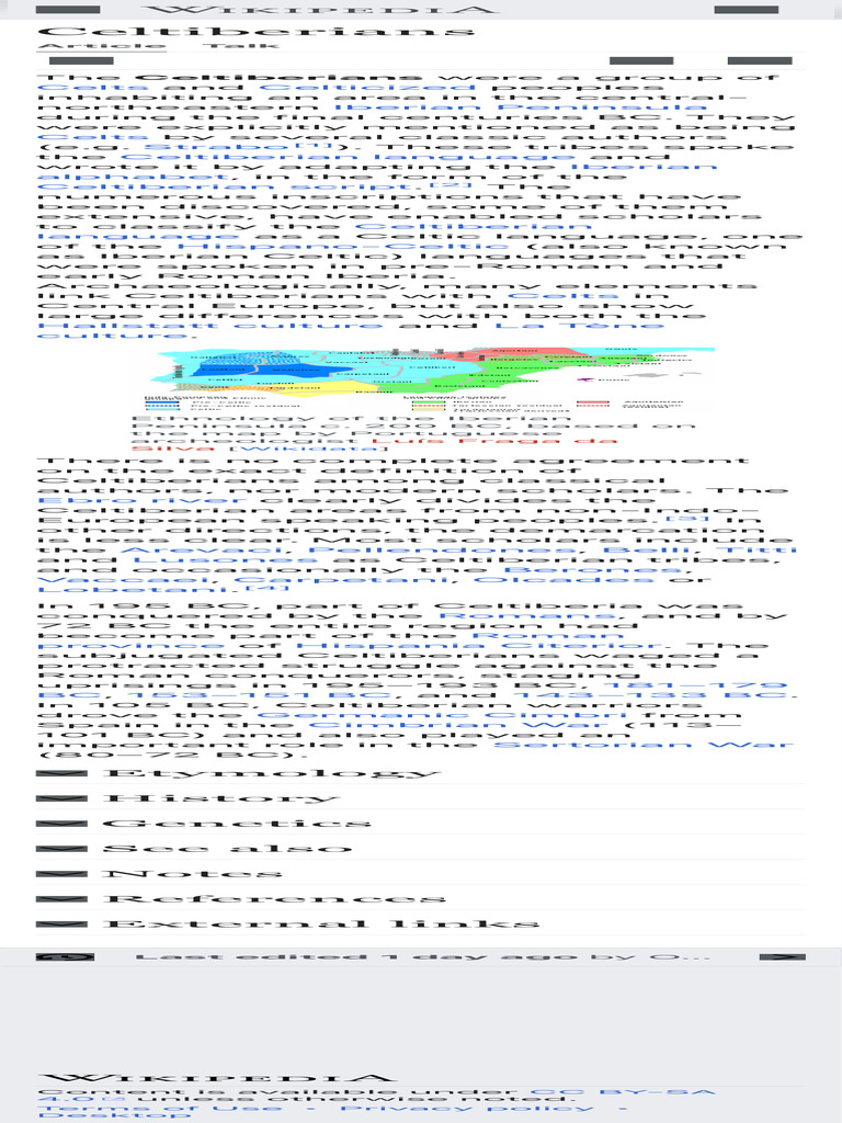 Celtiberians - Wikipedia | PDF