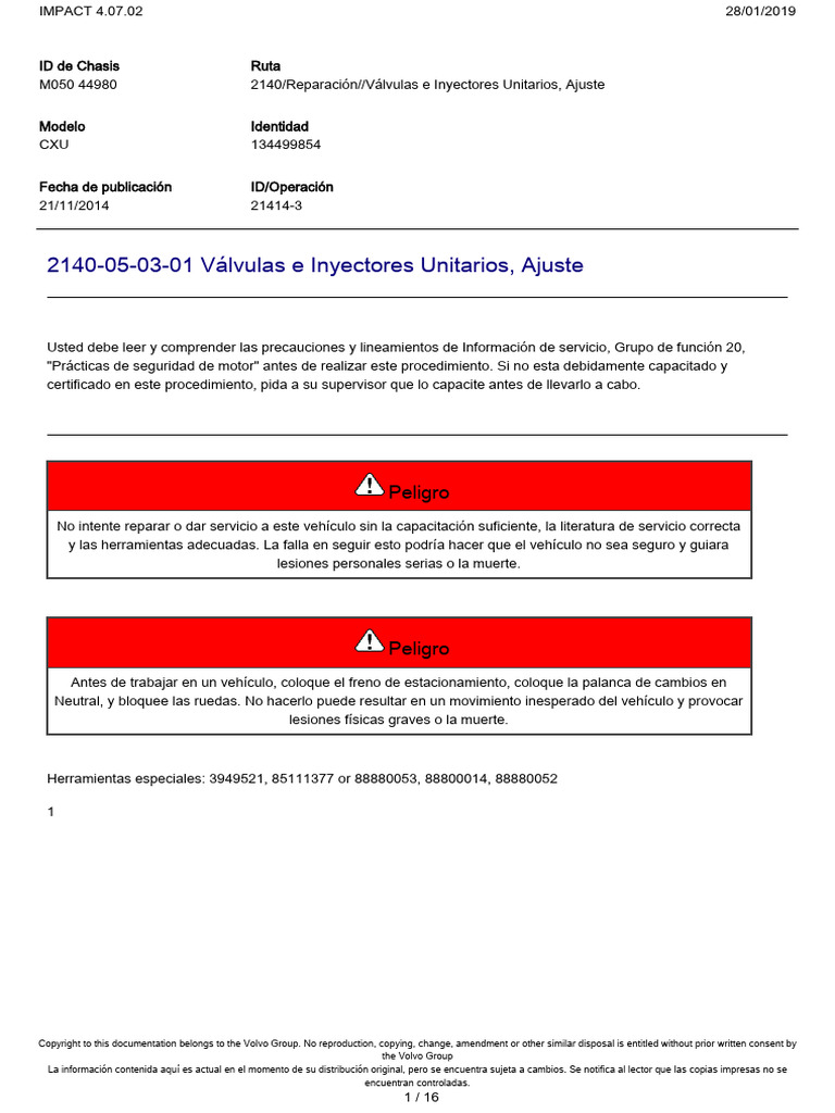 Ajuste Iny y Valv mp8 Medina | PDF | Tornillo | Tuerca (Hardware)