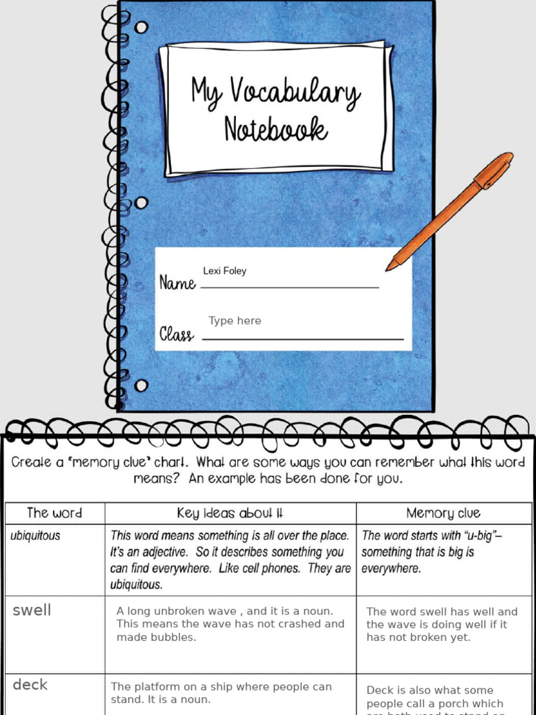 Lexi Foley Rogue Wave Story Vocab | PDF