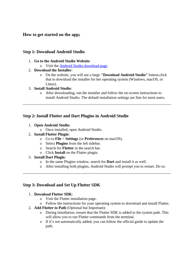 How To Get Started On The App | PDF | Android (Operating System) | Mobile App