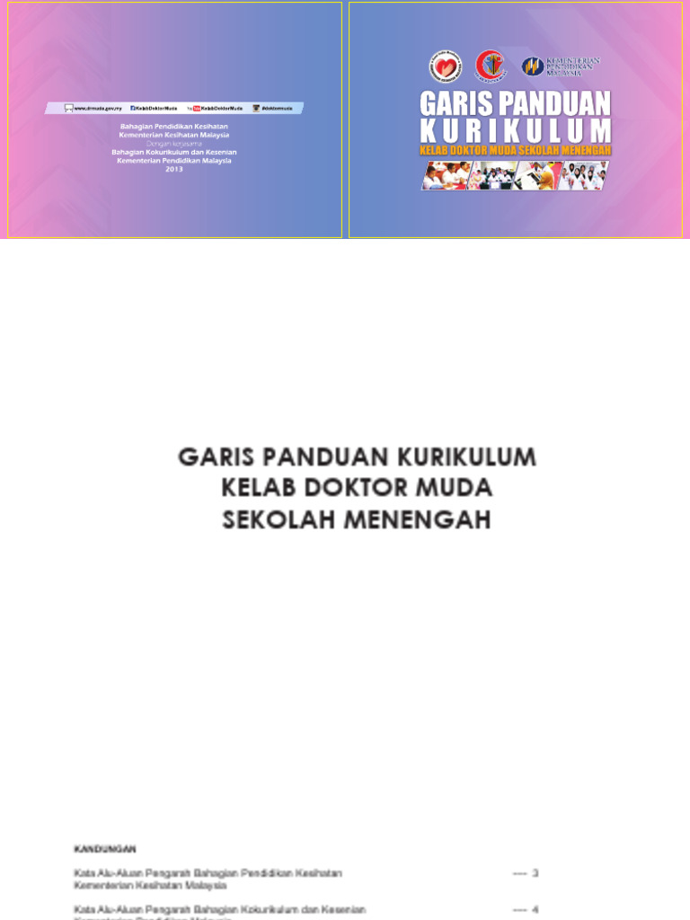 Garis Panduan Kurikulum Kelab Doktor Muda Sekolah Menengah | PDF